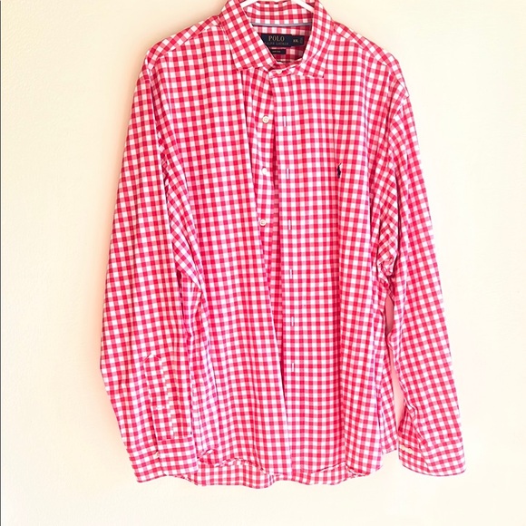 Polo Ralph Lauren | Shirts | Polo By Ralph Lauren Red Checkered Mens ...